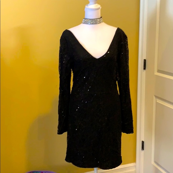 Material Girl | Dresses | No Tag Sexy Black Short Shiny Material Girl ...